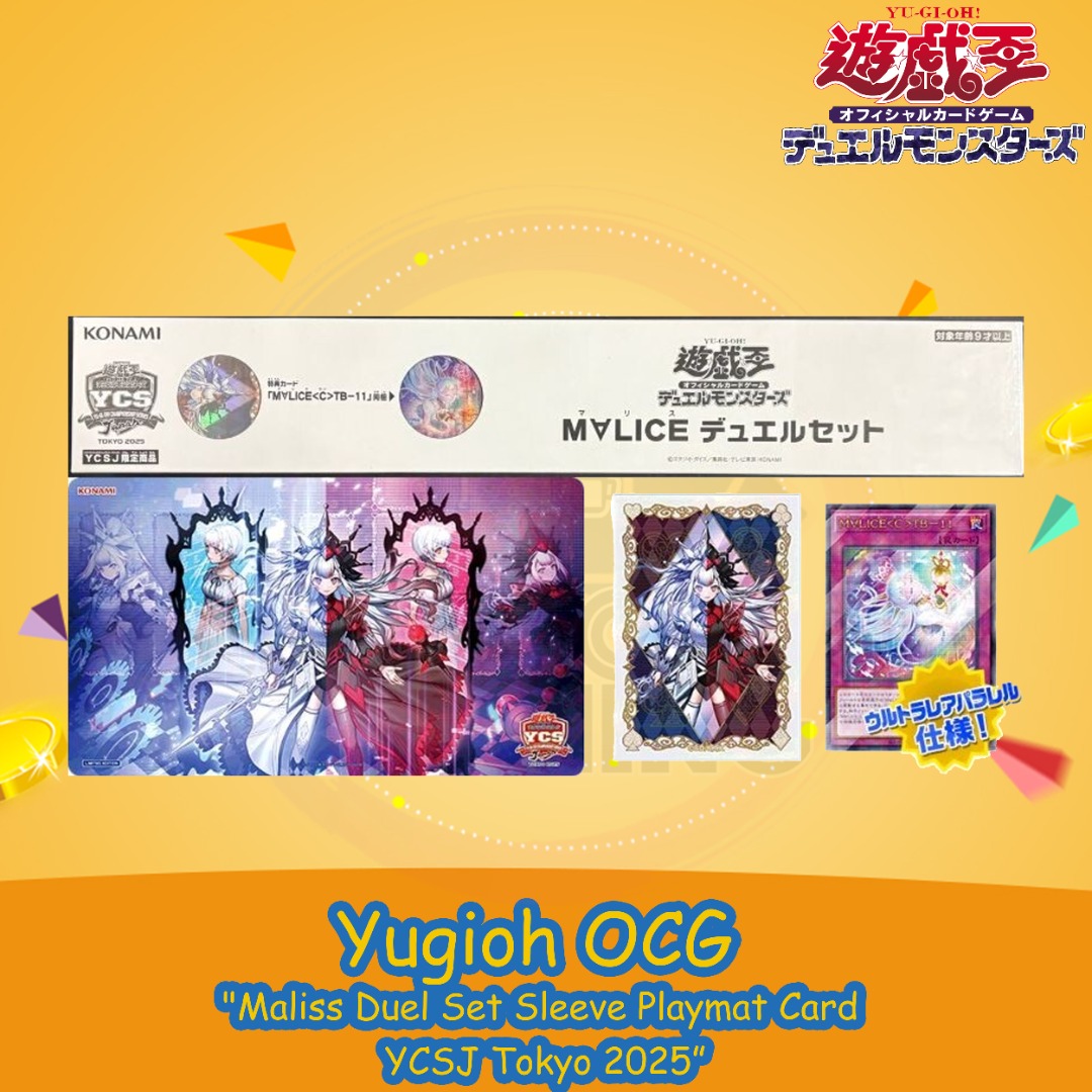 Yugioh OCG YCSJ Tokyo 2025 Maliss Official Duelset, Hobbies & Toys, Toys & Games on Carousell