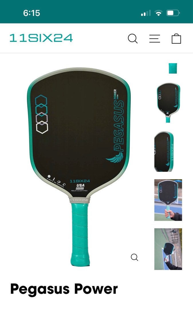 11SIX24 Pegasus Power Pickleball Paddle, Sports Equipment, Sports ...