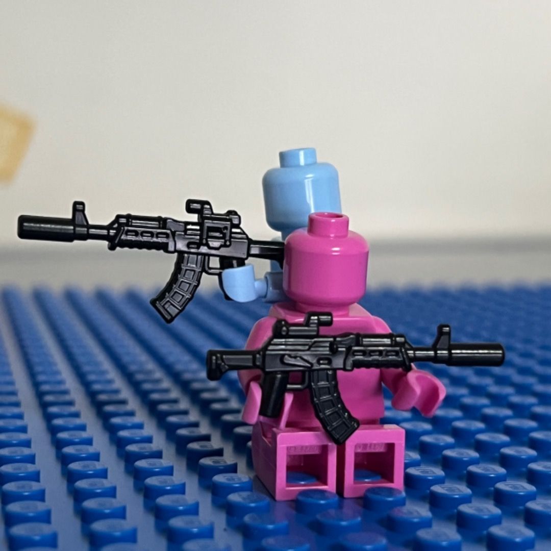 3x Lego Brickmania AK74 "Talya" and SVT Rifle for russian army police ...