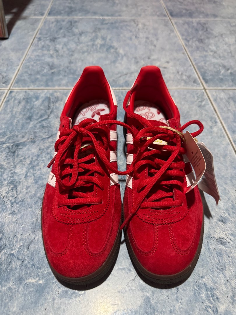 Adidas Spezial Scarlet Red, Women's Fashion, Footwear, Sneakers on ...