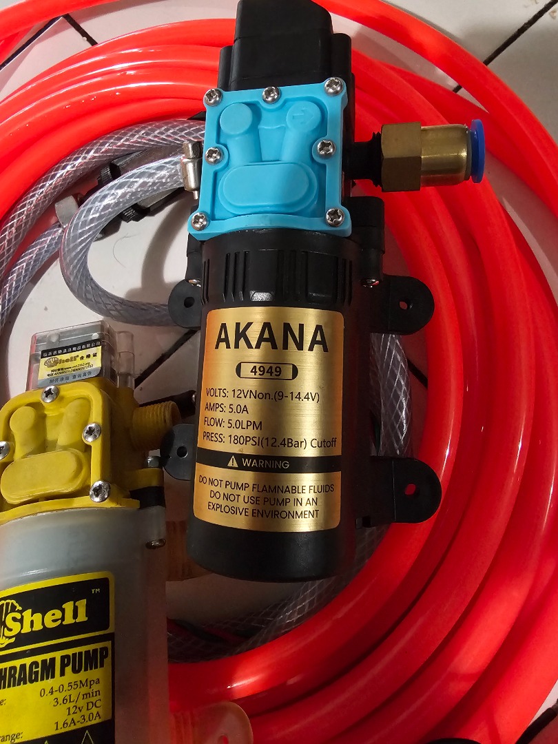 Alat cuci motor steam mesin pompa dc cuci ac mobil mini, Elektronik ...