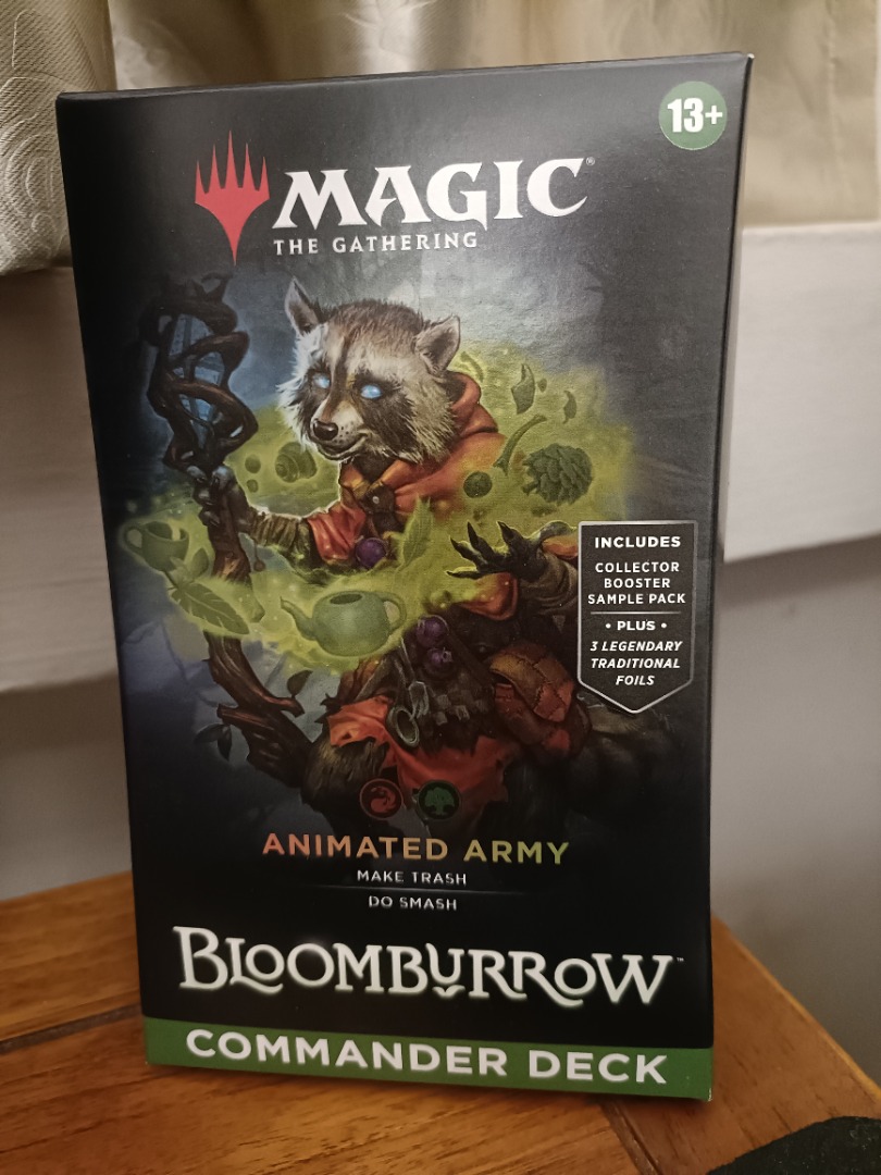 Animated Army MTG Bloomburrow BLB precon deck Commander EDH magic the ...