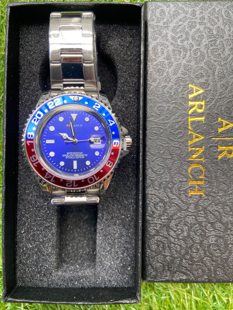 ARLANCH MENS PEPSI MODEL, Luxury, Watches on Carousell