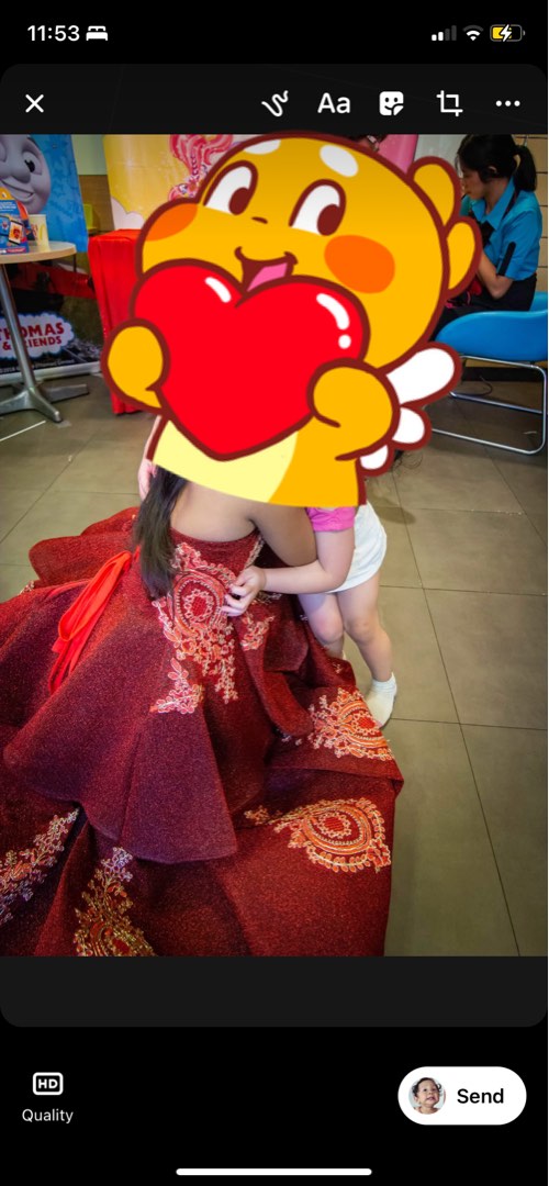 Ball gown (pang sagala 7-9yo), Women's Fashion, Dresses & Sets, Evening ...