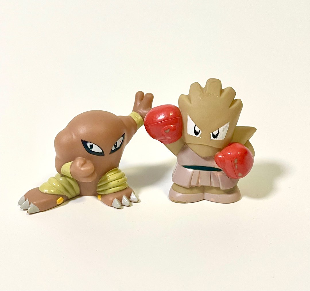 Bandai Pokemon Kids [SET] Hitmonlee & Hitmonchan pokemon fingerdoll ...