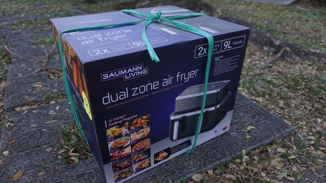 Baumann Living 9 Liters Dual Zone Air Fryer, TV & Home Appliances, Kitchen Appliances, Fryers on ...