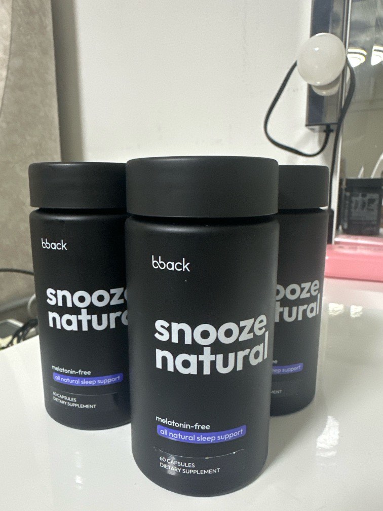 BBack Snooze Natural | sleeping aid | anxiety relief | reduce stress ...
