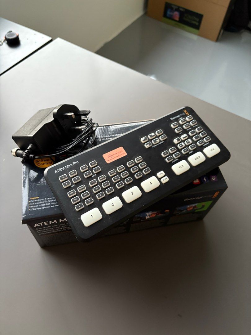 BLACKMAGIC ATEM MINI PRO, Photography, Video Cameras on Carousell