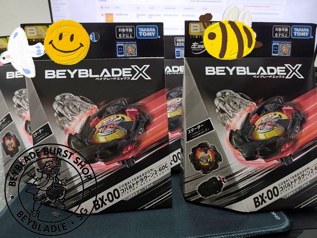 BX00 BX-00 Cobalt Dragoon 2-60 C Beyblade X Beyblade Takara Tomy, Hobbies & Toys, Toys & Games ...