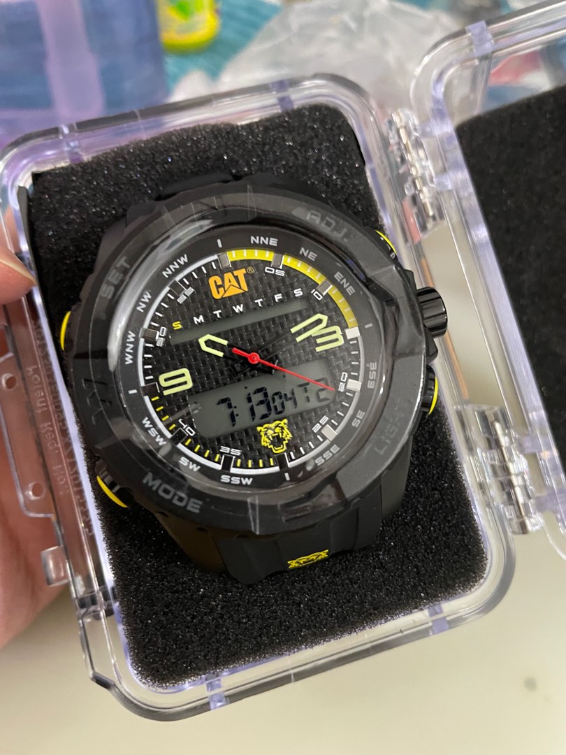 Casio x CAT limited edition, Men's Fashion, Watches & Accessories ...