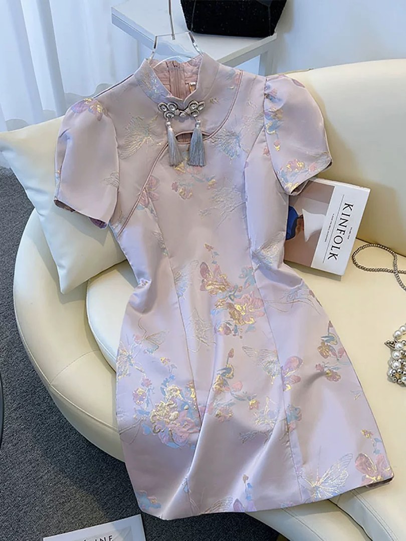 Cheong sam traditional elegant dress, Women's Fashion, Dresses & Sets ...