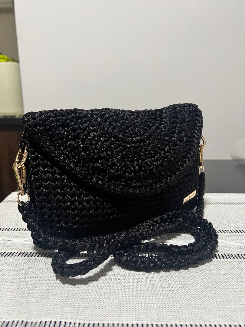 Chrochet Crossbody beg, Women's Fashion, Bags & Wallets, Cross-body ...