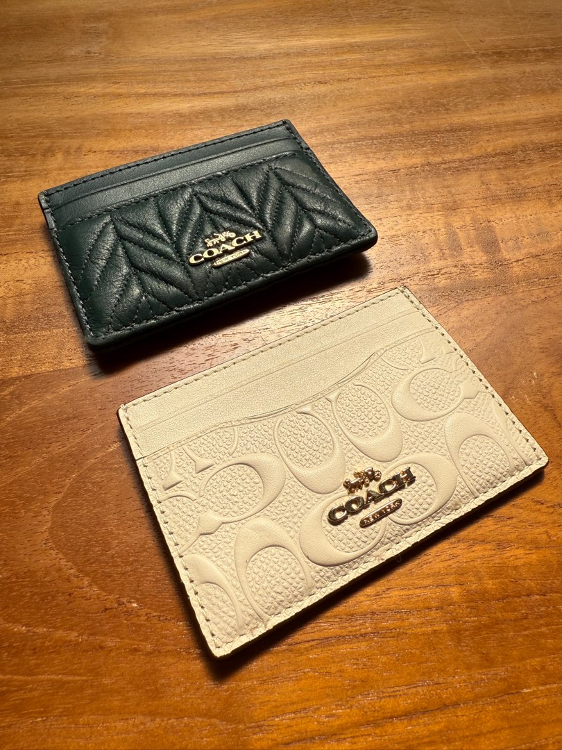 Coach Card Holders, Women's Fashion, Bags & Wallets, Wallets & Card ...