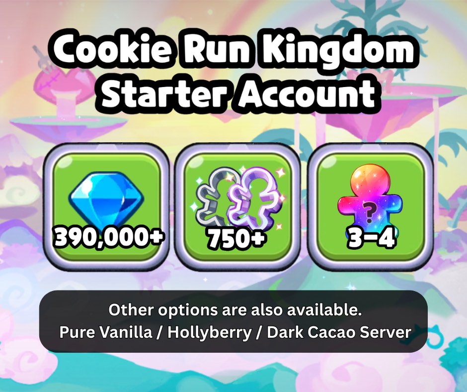 Cookie Run Kingdom Starter Accounts on Carousell