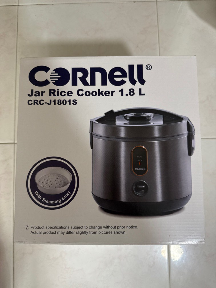 Cornell Jar Rick Cooker 1.8L, TV & Home Appliances, Kitchen Appliances, Cookers on Carousell