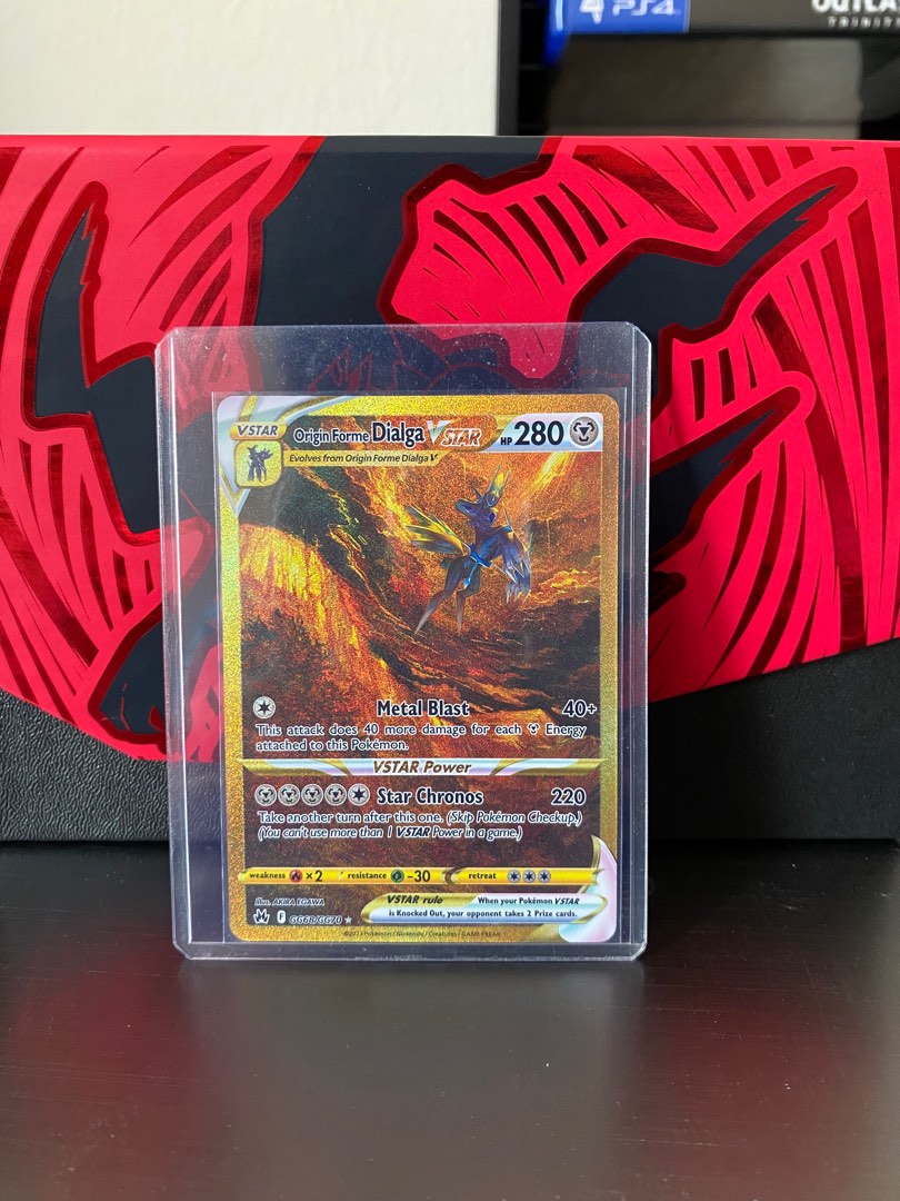 Dialga Vstar Origin Forme Crown Zenith Pokemon TCG Card, Hobbies & Toys ...