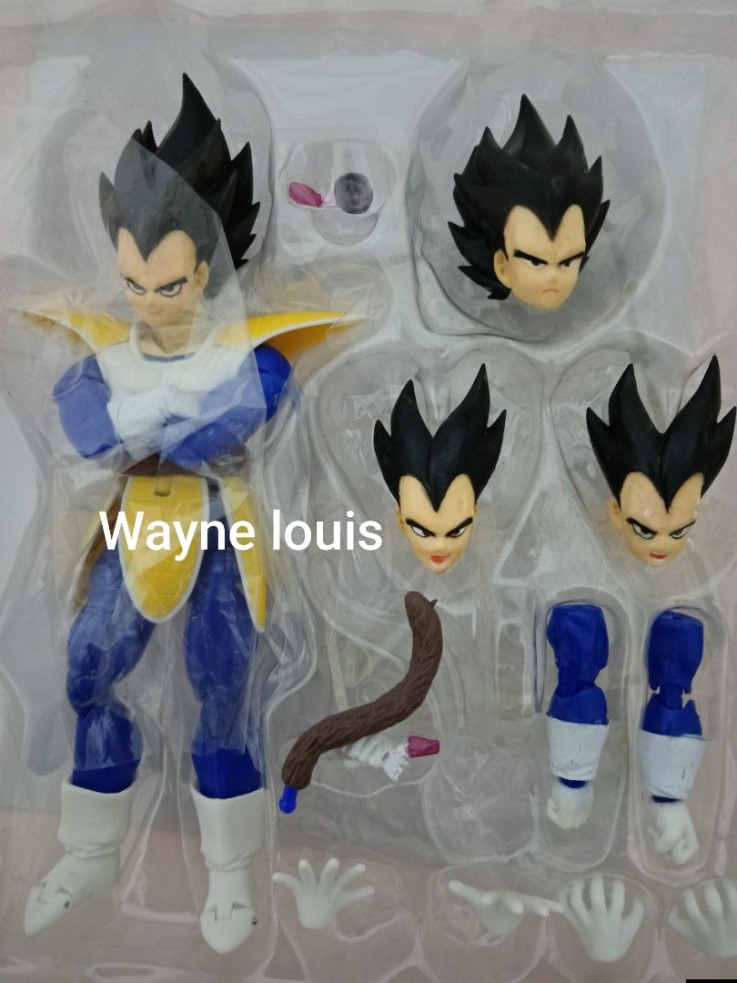 dragonball shf vegeta scouter 6'inch 1/12 scale accessories minifigures ...