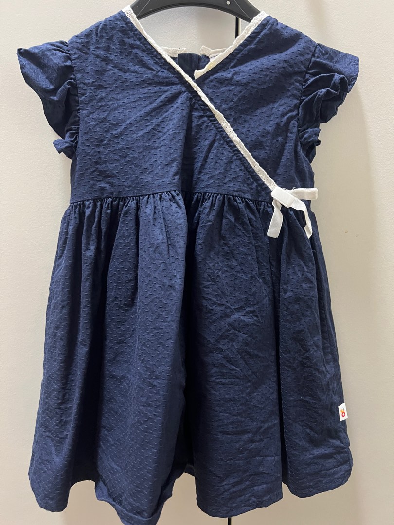 Dress Baby Biru Baby Kiko, Babies & Kids, Babies & Kids Fashion on ...