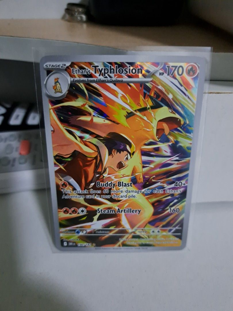 Ethan's Typhlosion IR | Sv10 Destined Rivals | Pokemon ENG, Hobbies ...
