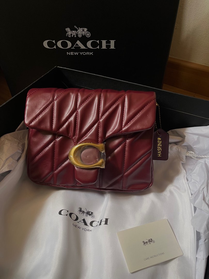 FEEDBACK TABBY SQUARE MERRON, Women's Fashion, Bags & Wallets, Shoulder ...
