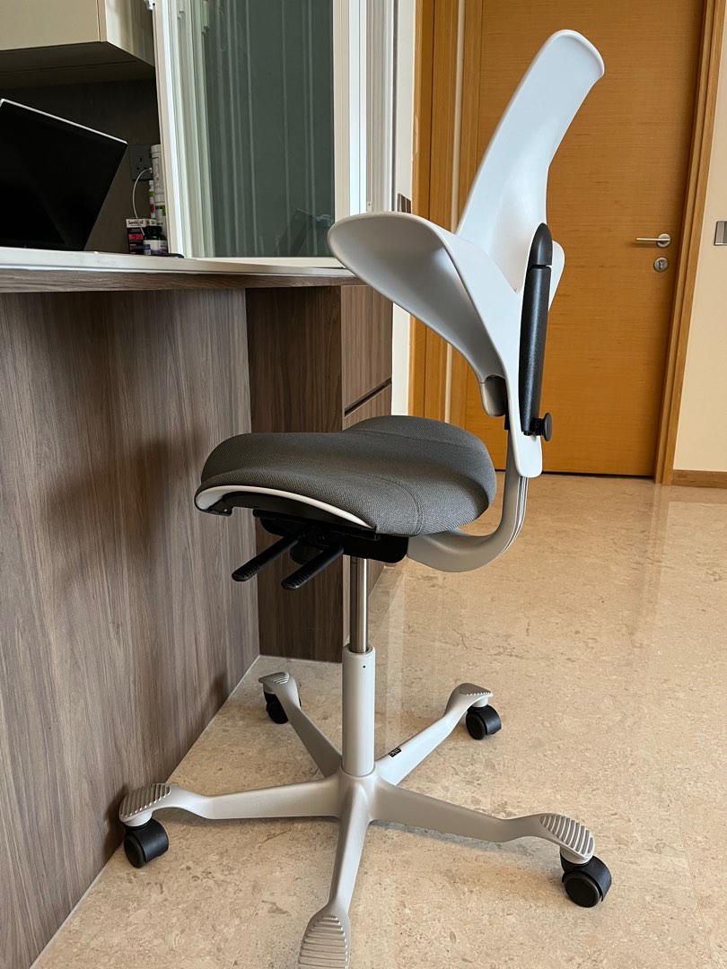 Flokk HAG Capisco Ergonomic Chair, Furniture & Home Living, Furniture ...
