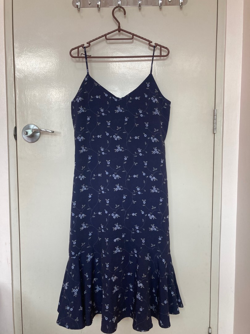 floral korean maxi dress, Women's Fashion, Dresses & Sets, Dresses on ...