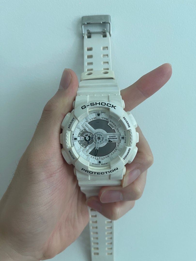 G shock White watch, Men's Fashion, Watches & Accessories, Watches on ...