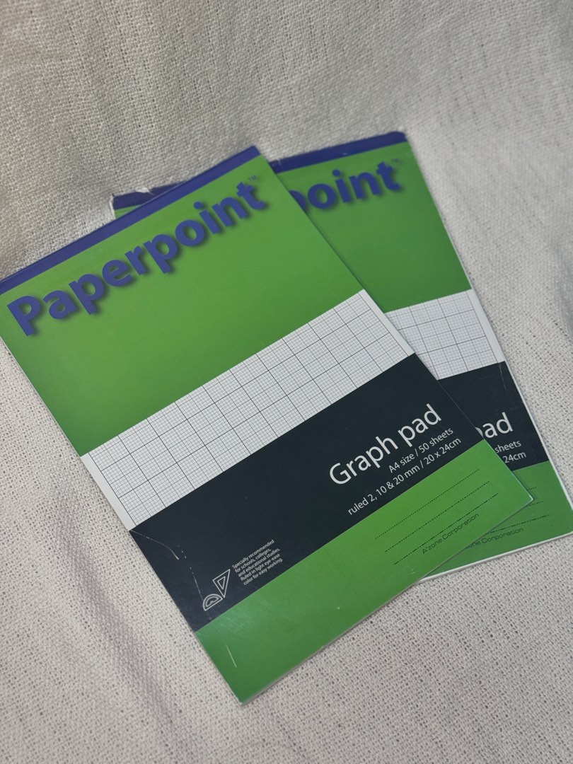 Graph paper new pad, Hobbies & Toys, Books & Magazines, Assessment ...