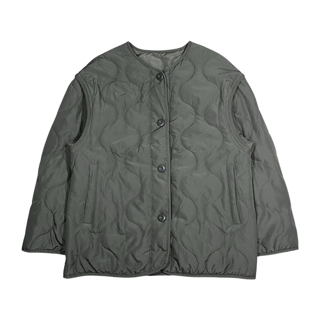 GU Quilted Jacket x Vest, Men's Fashion, Coats, Jackets and Outerwear ...