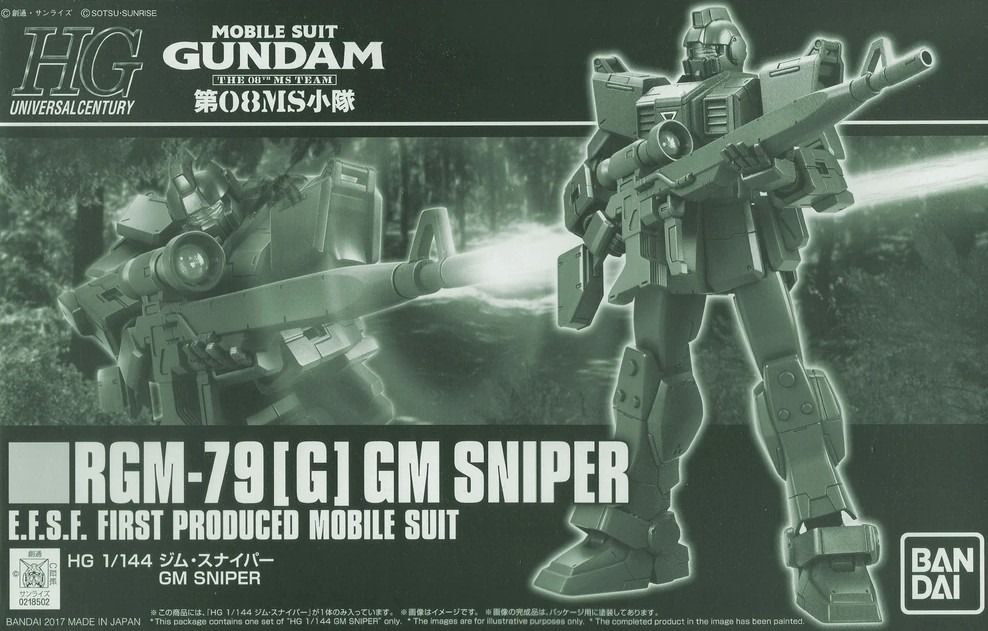 Bandai HG Gundam Gunpla HGUC RGM-79(G) GM Sniper (Pbandai), Hobbies ...