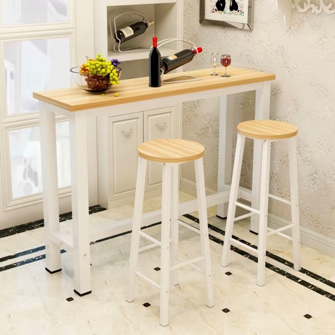 High Bar Table | High Dining Table | Kitchen Bar Set | Counter Height ...