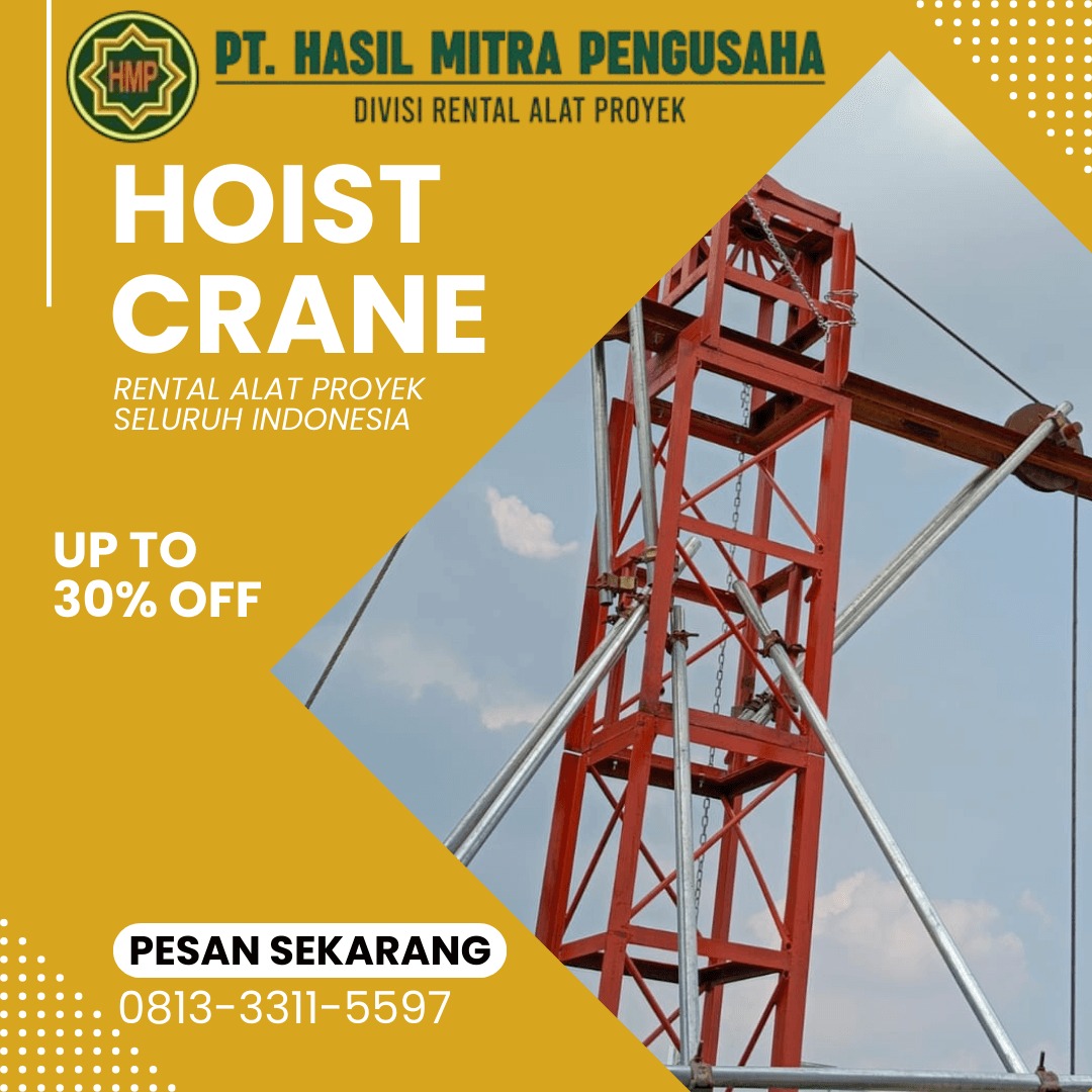 Hoist Crane Kota Pagar Alam Provinsi Sumatera Selatan | Sewa Hoist Crane Terbaik Kota Pagar Alam ...
