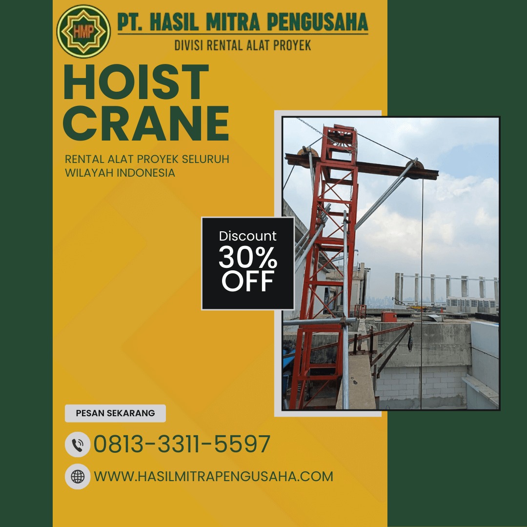Hoist Crane Ogan Ilir Provinsi Sumatera Selatan | Sewa Hoist Crane Terbaik Ogan Ilir Provinsi ...