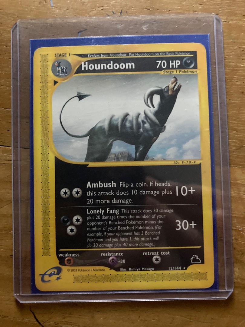 Houndoom non holo sky ridge pokemon card, Hobbies & Toys, Toys & Games ...