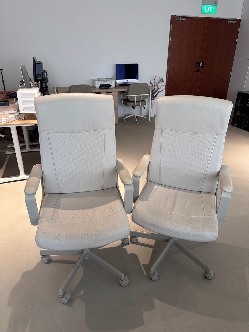 IKEA millberget swivel chairs, Furniture & Home Living, Furniture ...