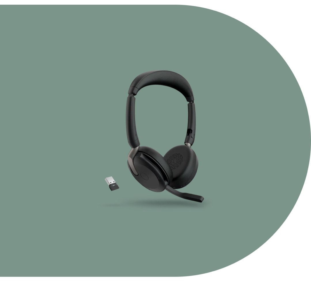 Jabra Evolve 2 65 flex headset on Carousell