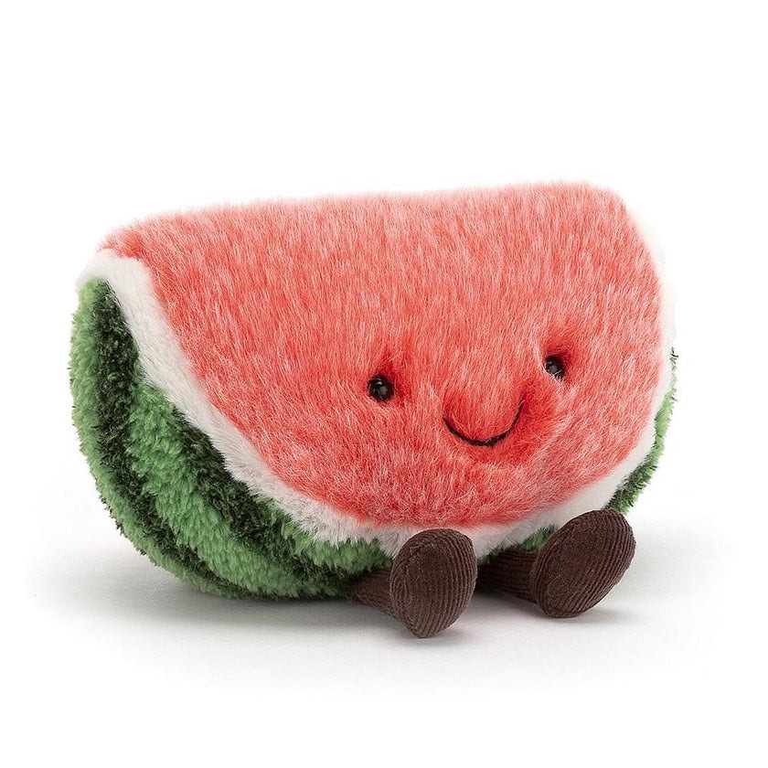 jellycat amuseables medium watermelon, Hobbies & Toys, Toys & Games on ...