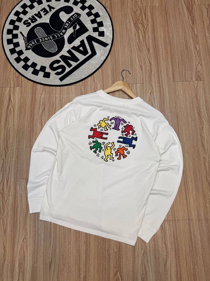 KEITH HARING LONG SLEEVE, Men's Fashion, Tops & Sets, Tshirts & Polo ...