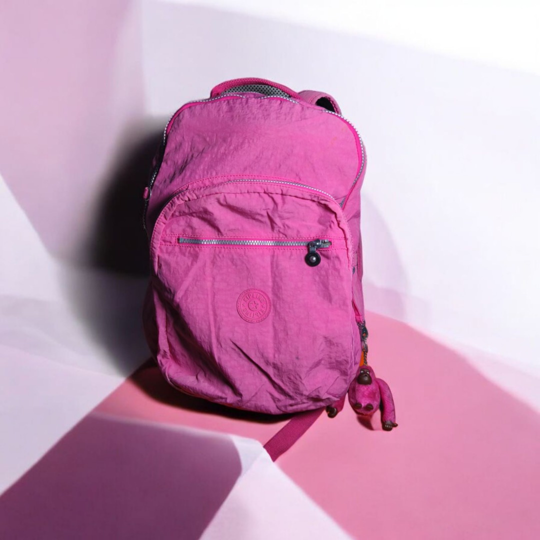 KIPLING Seoul Pink Large Backpack, Women's Fashion, Bags & Wallets ...