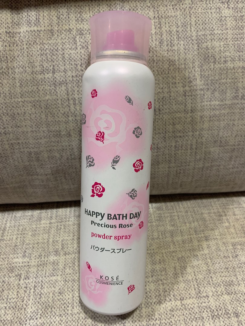 Kose Happy Bath Day Precious Rose Powder Spray, Beauty & Personal Care ...