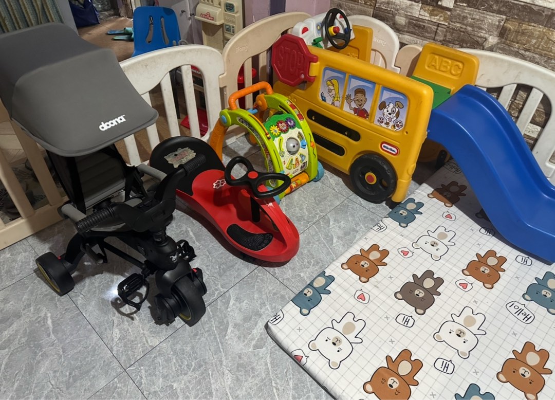 Little tikes bus slide, Babies & Kids, Infant Playtime on Carousell
