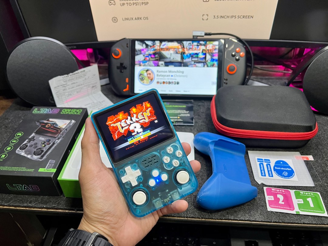 LTAB LTB01 Retro Gaming Handheld 15k Total of Games, Video Gaming ...