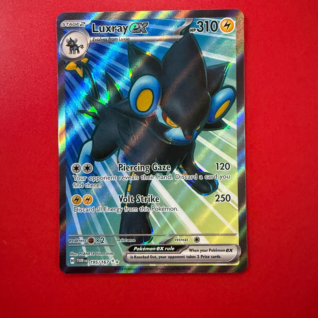 Luxray ex 195/167 twilight masquarade pokemon card, Hobbies & Toys ...