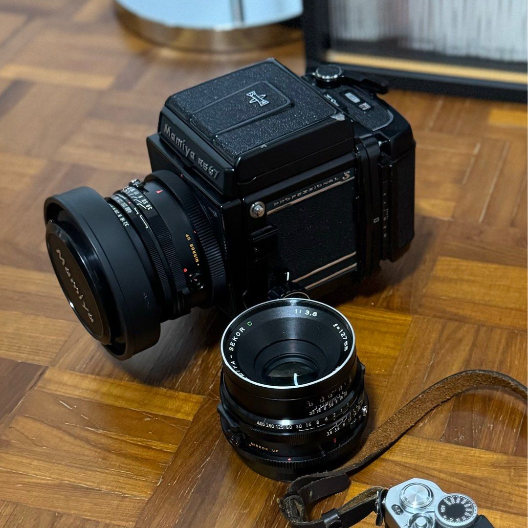 Mamiya RB67 Pro S 127mm + 90mm lens, Photography, Cameras on Carousell