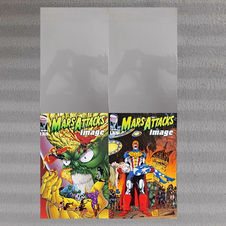 Mars Attacks Image #3-#4 2/4 Partial Set (Topps/Image Comics) Keith ...