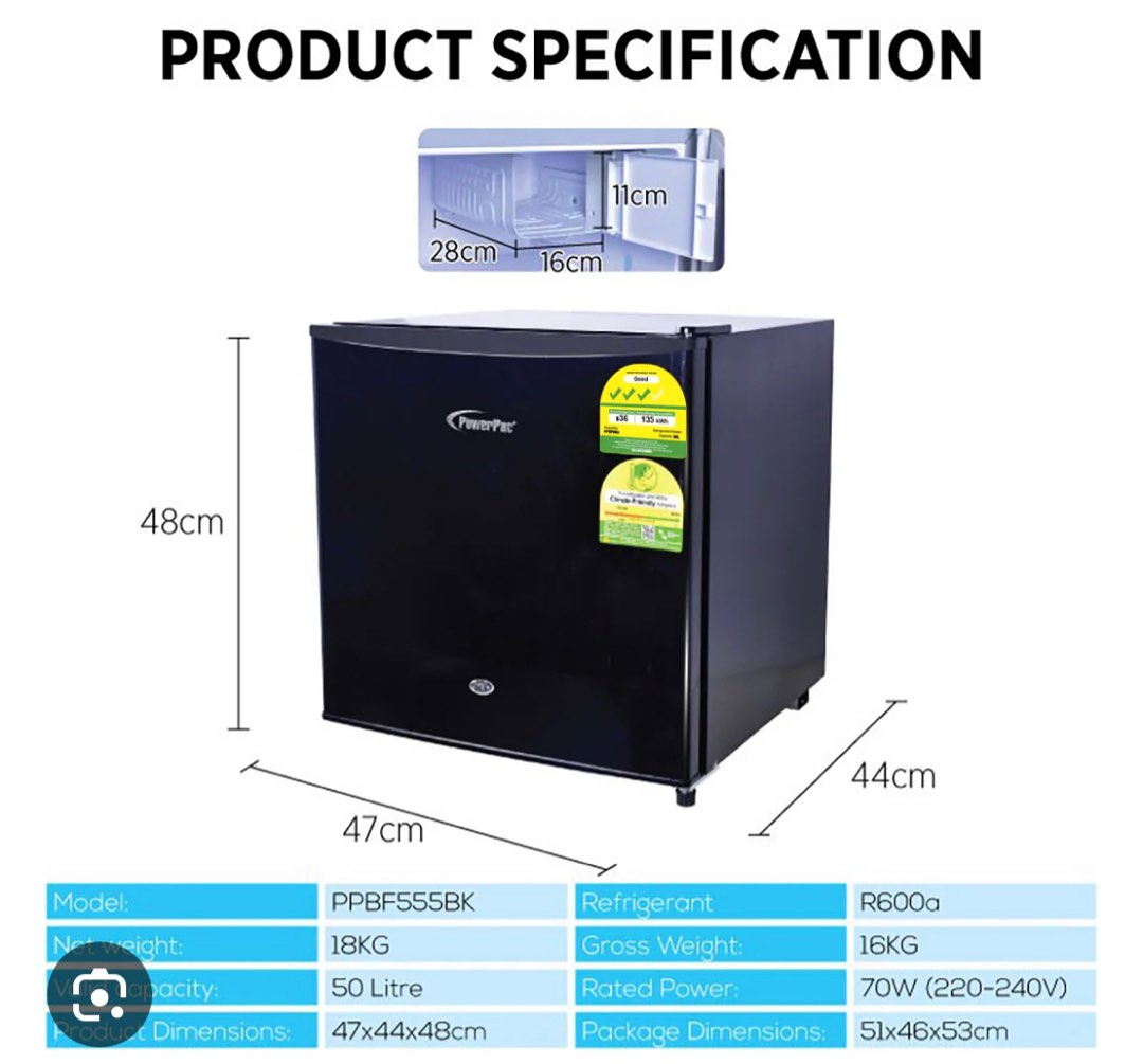 Mini Fridge (can be used in Hall for NUS/NTU), Furniture & Home Living ...