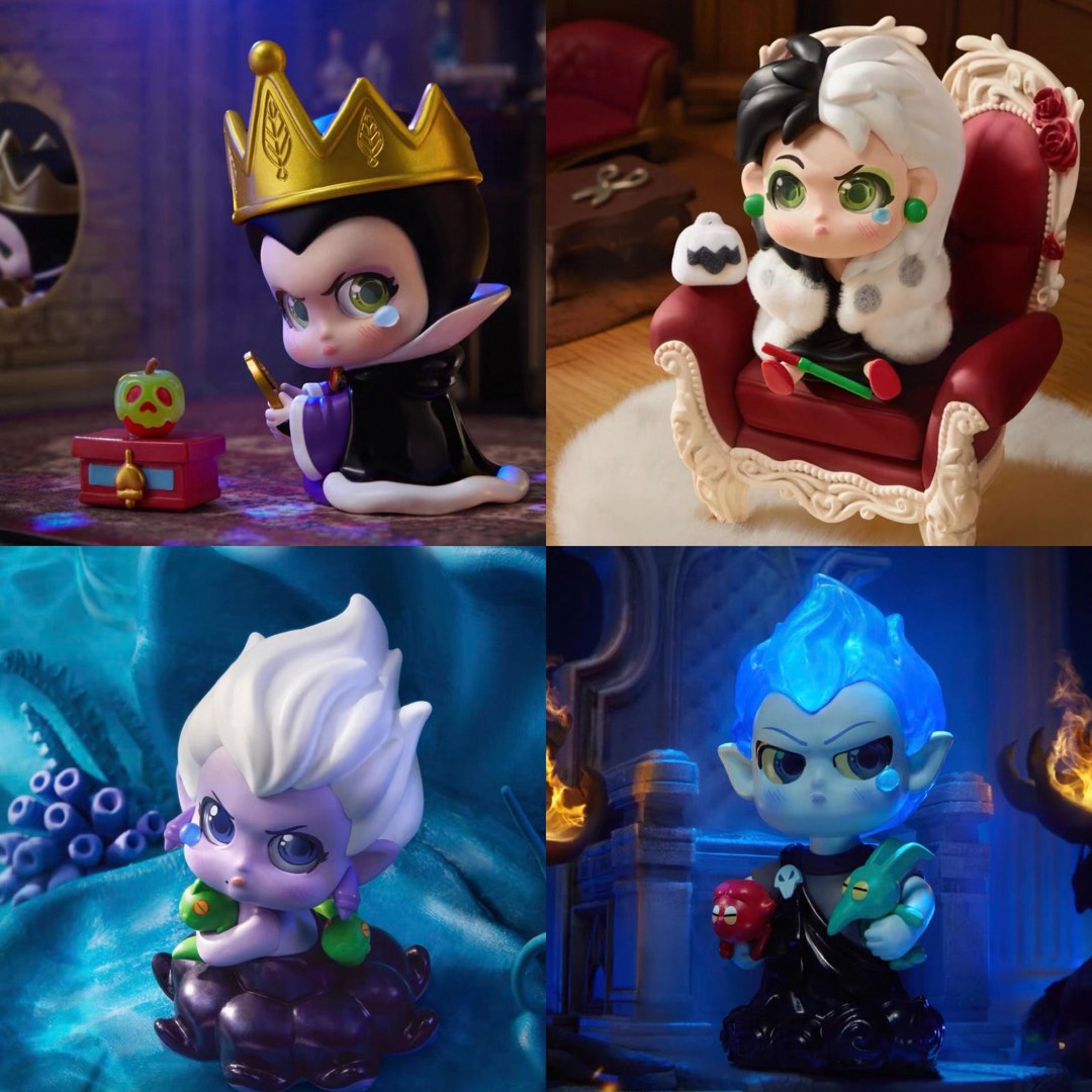 Miniso x Disney Villains villain SERIES / FULL SET / CONFIRMED DESIGN ...