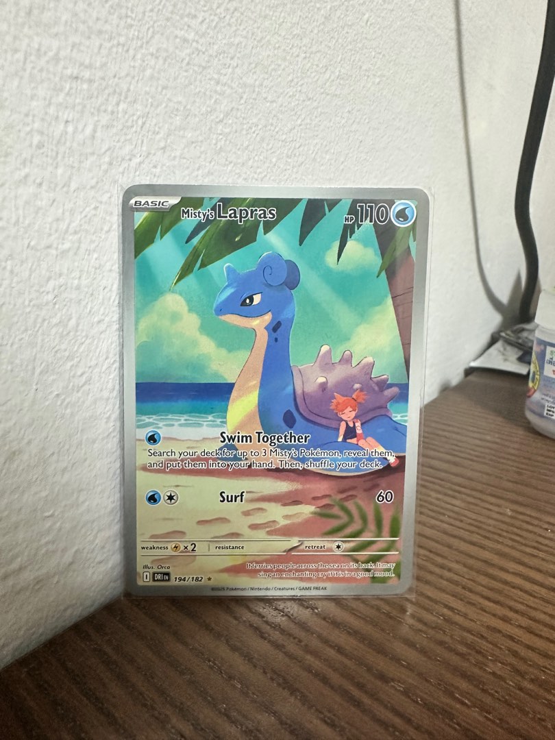 Misty’s Lapras IR Destined Rivals 194/182, Hobbies & Toys, Toys & Games ...