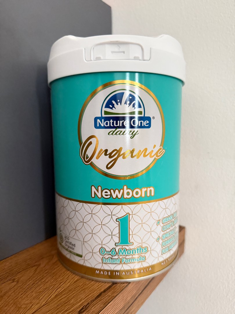 Nature One Dairy Organic Newborn 1-6 months formula sufor bayi, Bayi ...