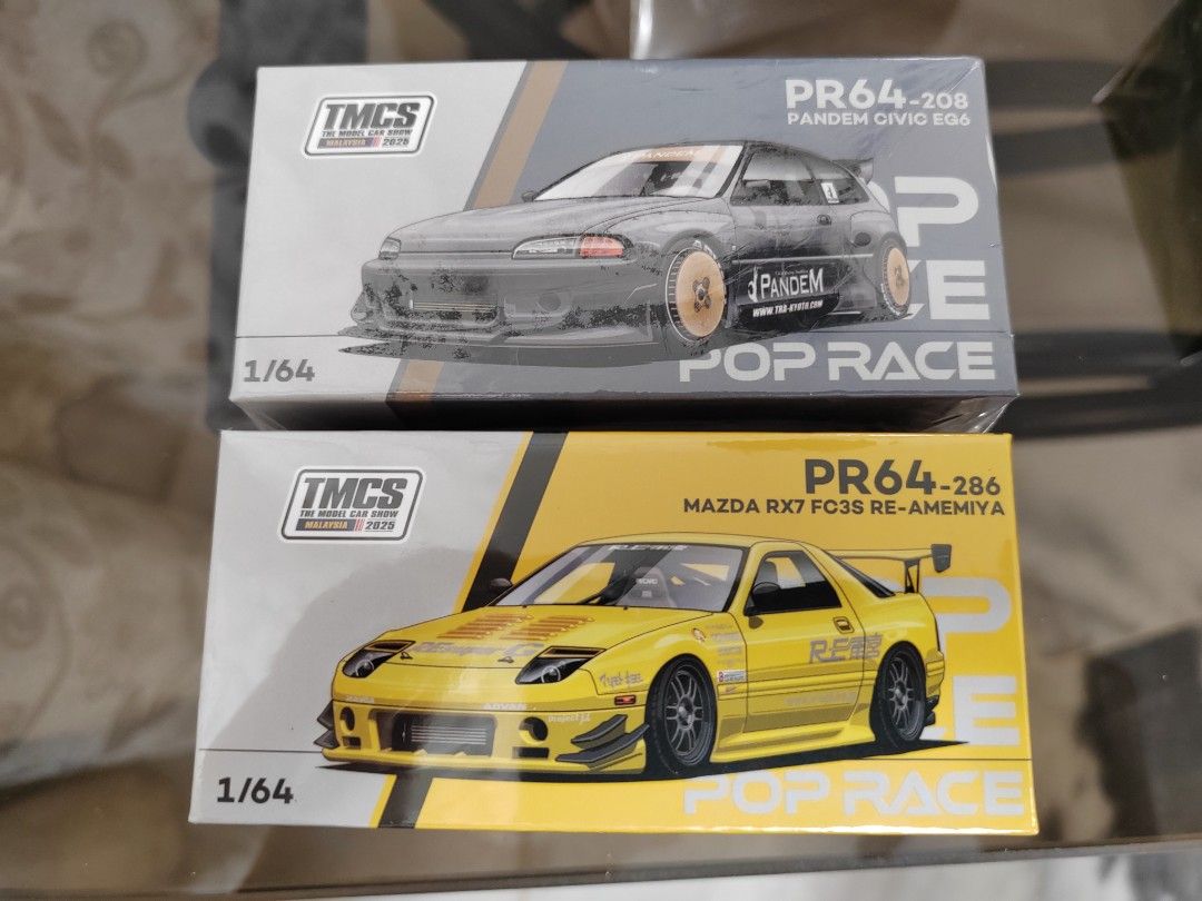NEW Pop Race Mazda RX7 FC3S RE Amemiya & Pandem Honda Civic EG6 TMCS ...